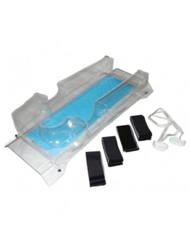 Pediatric restraint tray for CT scanner and MRI