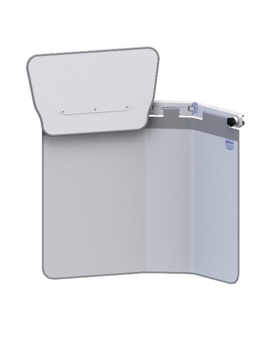 Bavolet anti-x double articulation sans rail porte accessoires avec ...