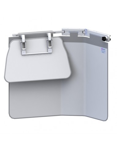 Bavolet anti-x double articulation sans rail porte accessoires avec ...