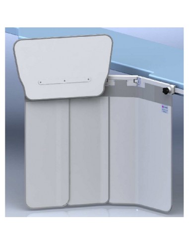 Bavolet anti-x double articulation trois pans sans rail porte ...