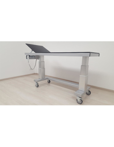 Battery power height adjustable traumatology stretcher 2 sections C55